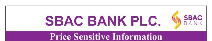 Un-audited Financial Information for the First Quarter (Q1) ended on March 31, 2025 Of SBAC Bank ...